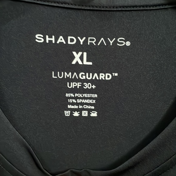 Shady Rays | Shirts | Shady Rays Long Sleeve Dri Fit Black Shirt | Poshmark